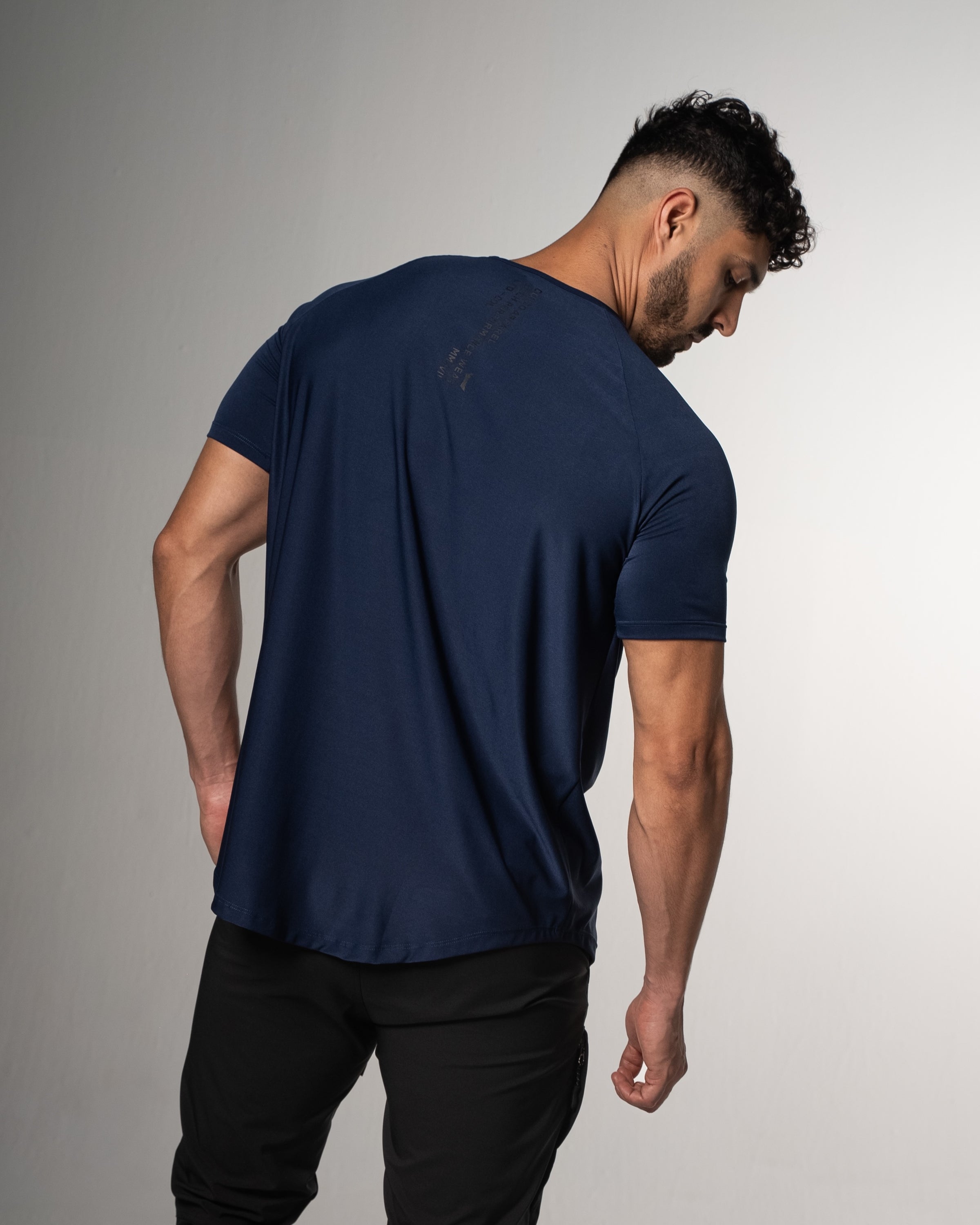 Training Sport Tee - Navy Blue